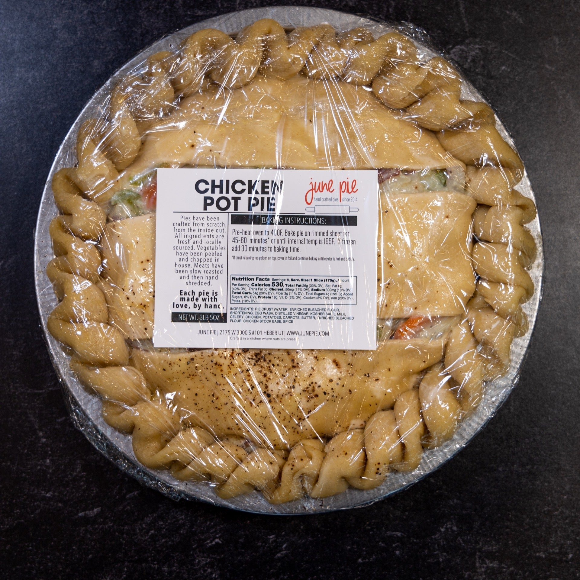 Frozen Chicken Pot Pie | June Pie